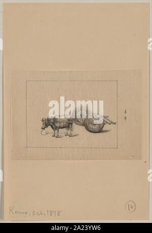 Ox-drawn two-wheeled cart Stock Photo - Alamy