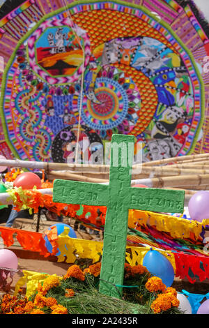 Giant kite festival in a cemetery - famous, traditional day of the dead ...