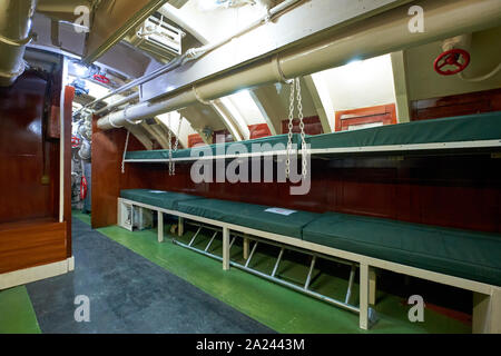 Submarine Sleeping Quarters Stock Photo - Alamy