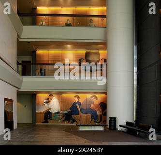 Painting Three Sets of Twelve at interior main lobby of the U.S ...