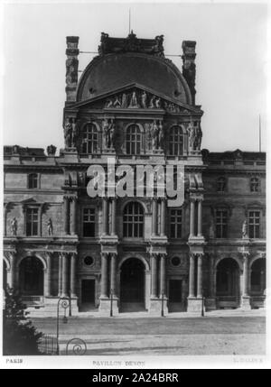 Paris. Pavillon Denon - E. Baldus Stock Photo - Alamy