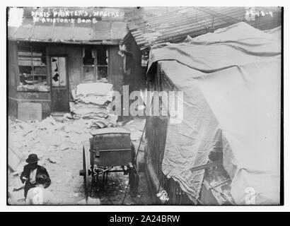 Paris Printer's, wrecked by aviator's bomb Stock Photo - Alamy