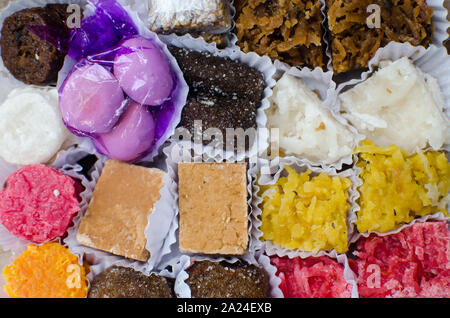 Colombian sweets made with a variety of ingredients like shredded ...