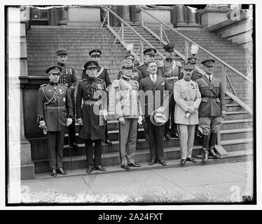 Patrick J. Hurley & military attaches Stock Photo - Alamy