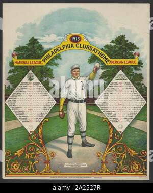 Philadelphia clubs at home Base-ball schedule - the National Stock ...