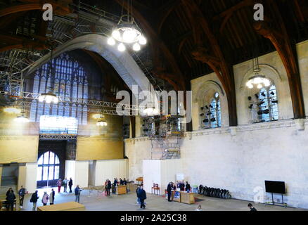 Westminster Hall, the oldest existing part of the Palace of Westminster ...