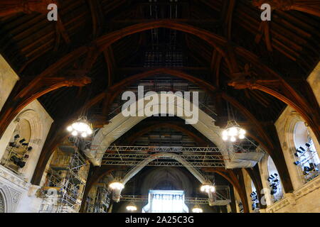 Westminster Hall, the oldest existing part of the Palace of Westminster ...