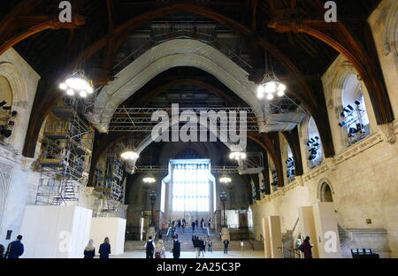 Westminster Hall, the oldest existing part of the Palace of Westminster ...