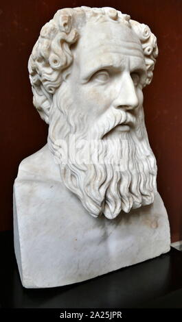 Portrait bust of Zenon of Kition (c. 333BC – c. 262 BC) an ancient ...