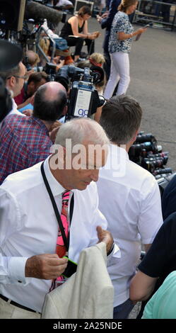 "Jon Snow", journalist and television news broadcaster and presenter ...