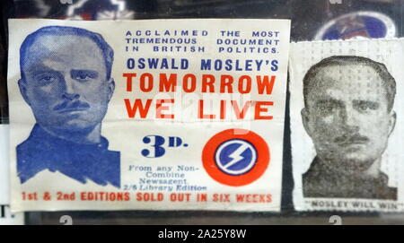 Items belonging to a member of the British Union of Fascists. The BUF ...
