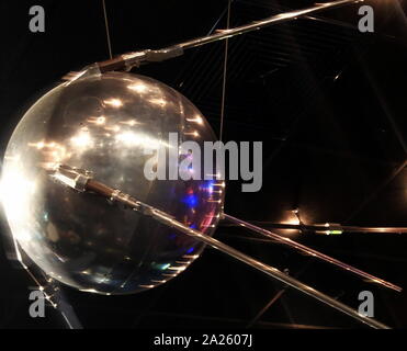 Sputnik 1 the first artificial Earth satellite. The Soviet Union ...