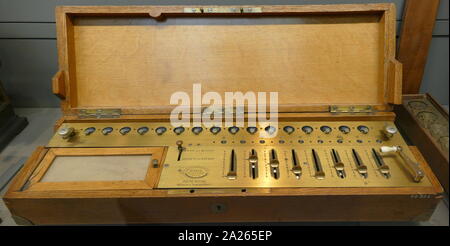 Arithmometer calculating machine, 1850, by Thomas de Colmar Stock Photo ...