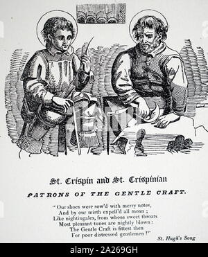 Saint CRISPIN AND CRISPINIAN, Christian martyr brothers: Martyred under ...