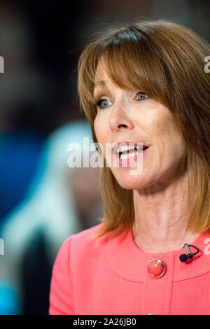 Kay Burley (SKY News presenter) with Kate McCann (reporter) reporting ...