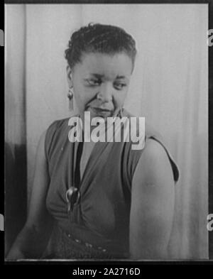 A portrait of Ethel Waters, an iconic American singer and actress known ...