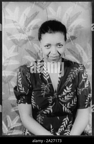 A portrait of Ethel Waters, an iconic American singer and actress known ...