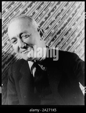 A portrait of George M. Cohan, the famous American composer, actor, and ...
