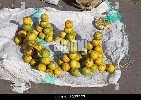 Zanzibar, Tanzania. Bungo fruit in the Darajani Market, Stone Town ...