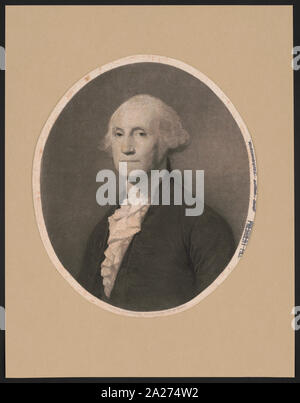 This portrait of George Washington, first President of the United ...
