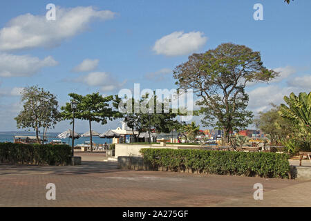 Forodhani Park on the Waterfront, Stone Town, Zanzibar, Unguja Island ...