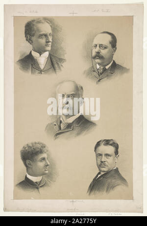 Portraits of five men) - M. Colin Stock Photo - Alamy