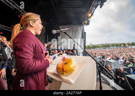 DEN HAAG, 01-10-2019, Farmers protest at the Malieveld for more ...