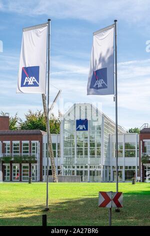 Germany: German headquarters of AXA Insurance in Cologne.Photo from ...
