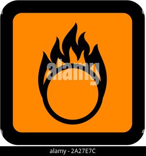 European standard Hazard old symbol for labeling Stock Vector Image ...