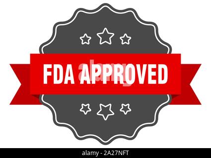 FDA not approved. The white seal and red imprint Stock Photo - Alamy