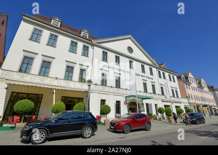 Grand Hotel Russischer Hof, Goetheplatz, Weimar, Thüringen, Deutschland ...