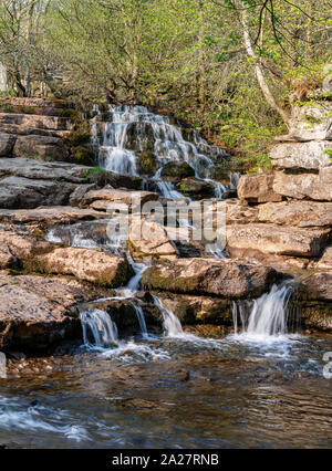 Kisdon Force, River Swale in the 1930s Stock Photo - Alamy