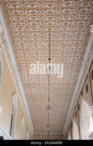 CEILING OF THE DARBAR HALL OF THE Chowmahalla PALACE Hyderabad ...