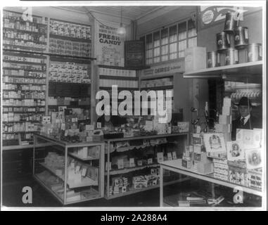 The interior of People's Drug Store in Washington, D.C., showing ...