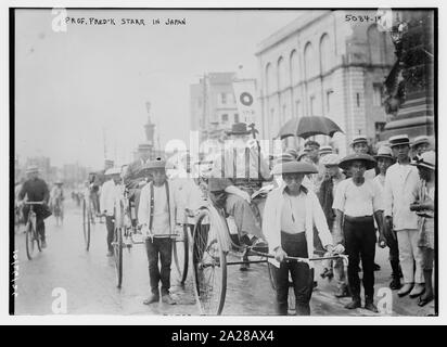 Professor Frederick Starr in Japan on Rickshaw Stock Photo - Alamy