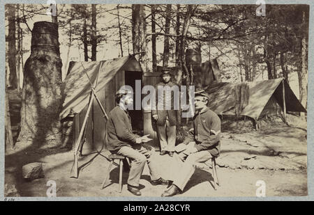 The Provost Guard at Headquarters of the 6th Army Corps, near Hazel ...