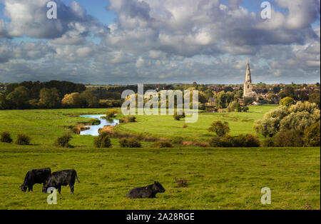 The River Great Ouse at Olney Bridge Stock Photo - Alamy