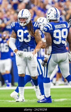 Indianapolis, Indiana, USA. 29th Sep, 2019. Indianapolis Colts ...