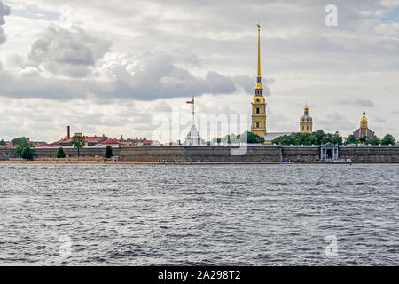 The Peter and Paul Fortress is the original citadel of St. Petersburg, Russia, founded by Peter ...