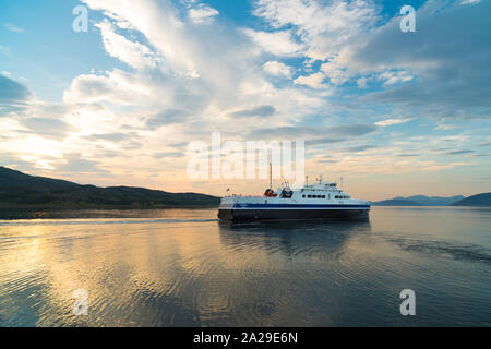 Bognes Lodingen Ferry, Norway, Scandinavia, Europe Stock Photo - Alamy