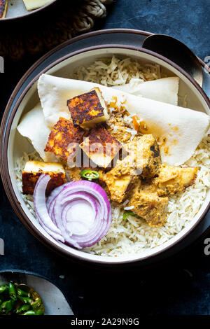 Indian Vegetarian Dinner - Shahi (Royal) Paneer Curry , Cumin Rice and ...