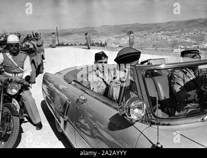The King of Jordan, Hussein bin Talal, in the Basman Palace in Amman ...