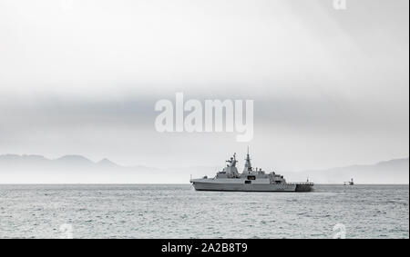 South African Navy Frigate warship Stock Photo - Alamy
