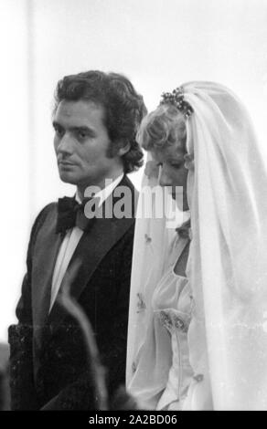 Church wedding of the former figure skater and Schlager singer Hans ...