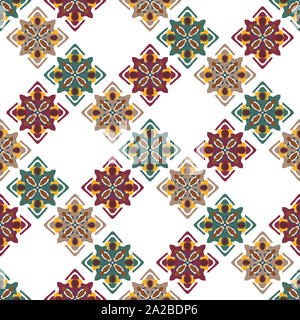 Floral ornament. Seamless abstract classic background with flowers ...