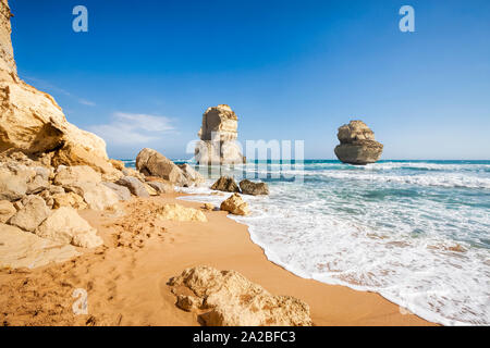 Gog and Magog, two rock stacks close to the Twelve Apostles, a world ...