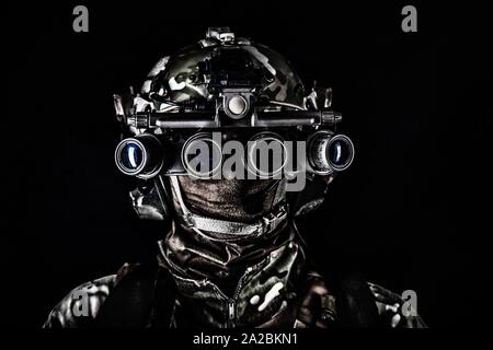 Night vision equipment soldier wearing. 3D rendering Stock Photo - Alamy