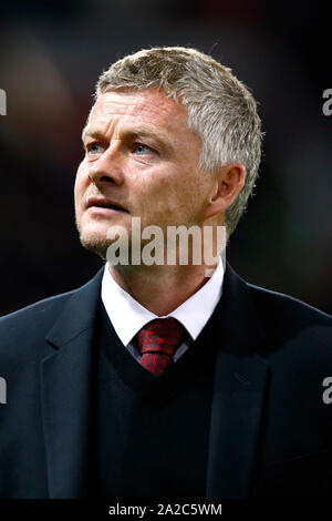 Manchester United manager Ole Gunnar Solskjaer before the UEFA Europa ...