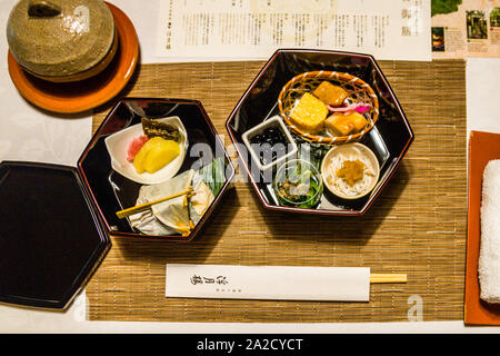 A lunch at Fugetsuro, the house of the last Shogun, Tokugawa Yoshinobu ...