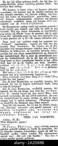 Eenheid no 234 article 01 column 01 Stock Photo - Alamy